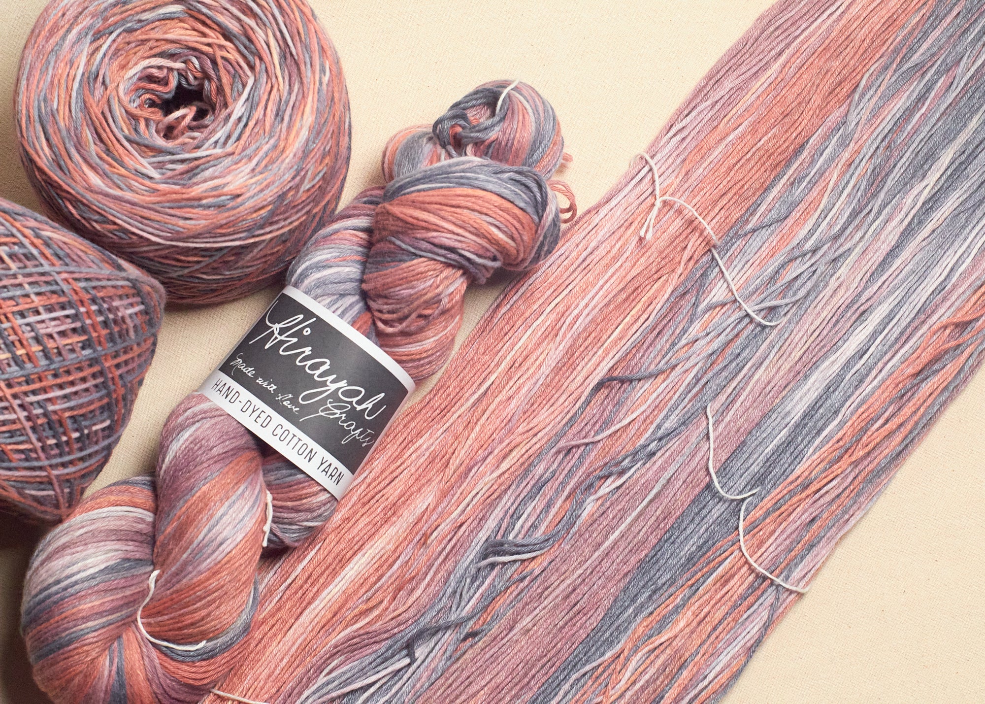 Hirayah Crafts - Hand-dyed Cotton Yarns