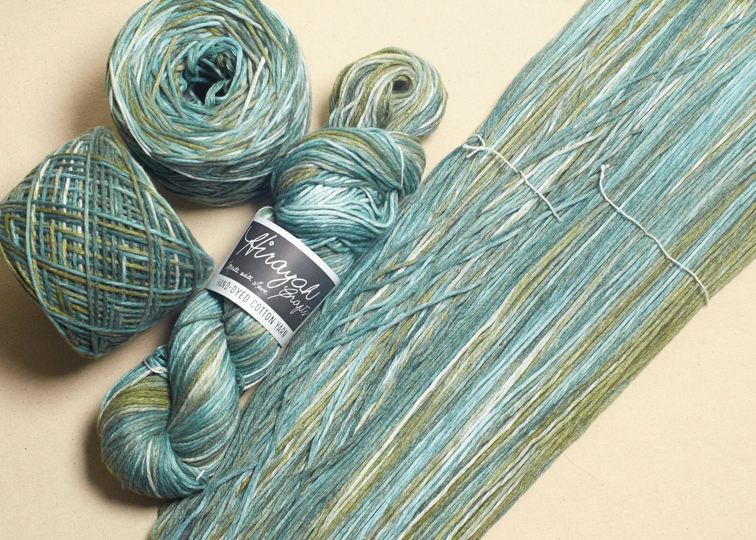 Hirayah Crafts - Hand-dyed Cotton Yarns